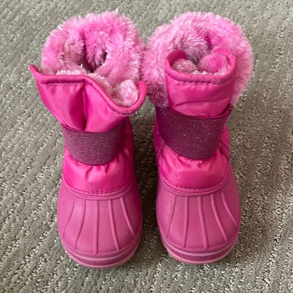 Cat & Jack | Shoes | Cat Jack Pink Snowboots Excellent Condition Only ...